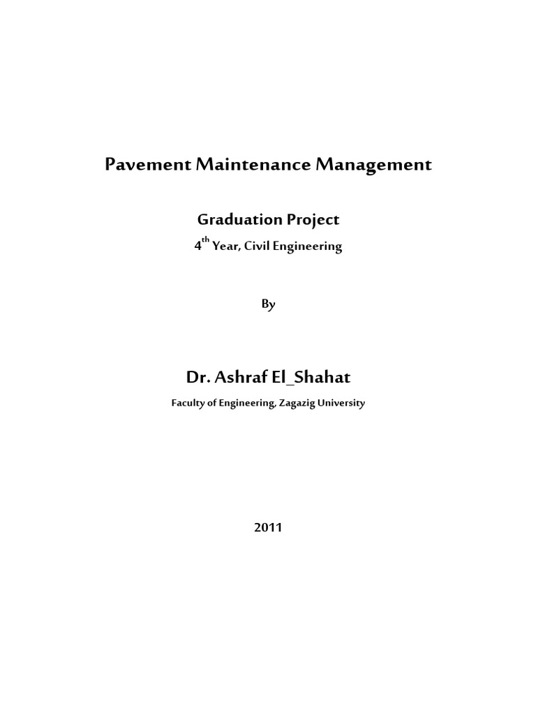 Pavement Maintenance Management | PDF | Engineering