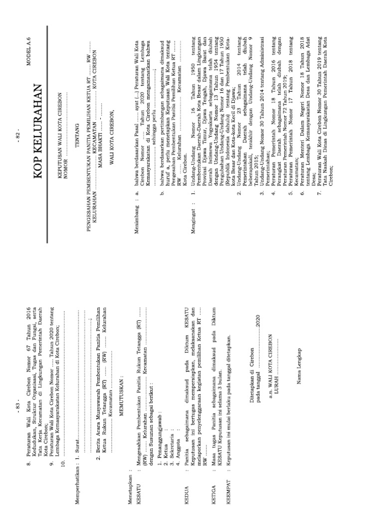 LKK-RT Model A.6 | PDF