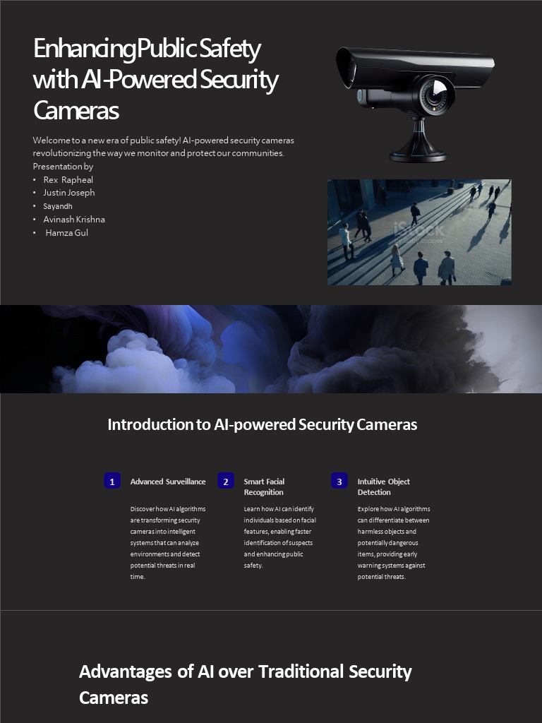 Enhancing Public Safety With AI Powered Security Cameras | Download ...