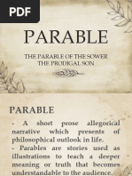 Parable of Sower | PDF