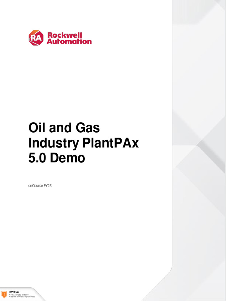 Industry Process Demo ONG - v2 | PDF | Programmable Logic Controller ...