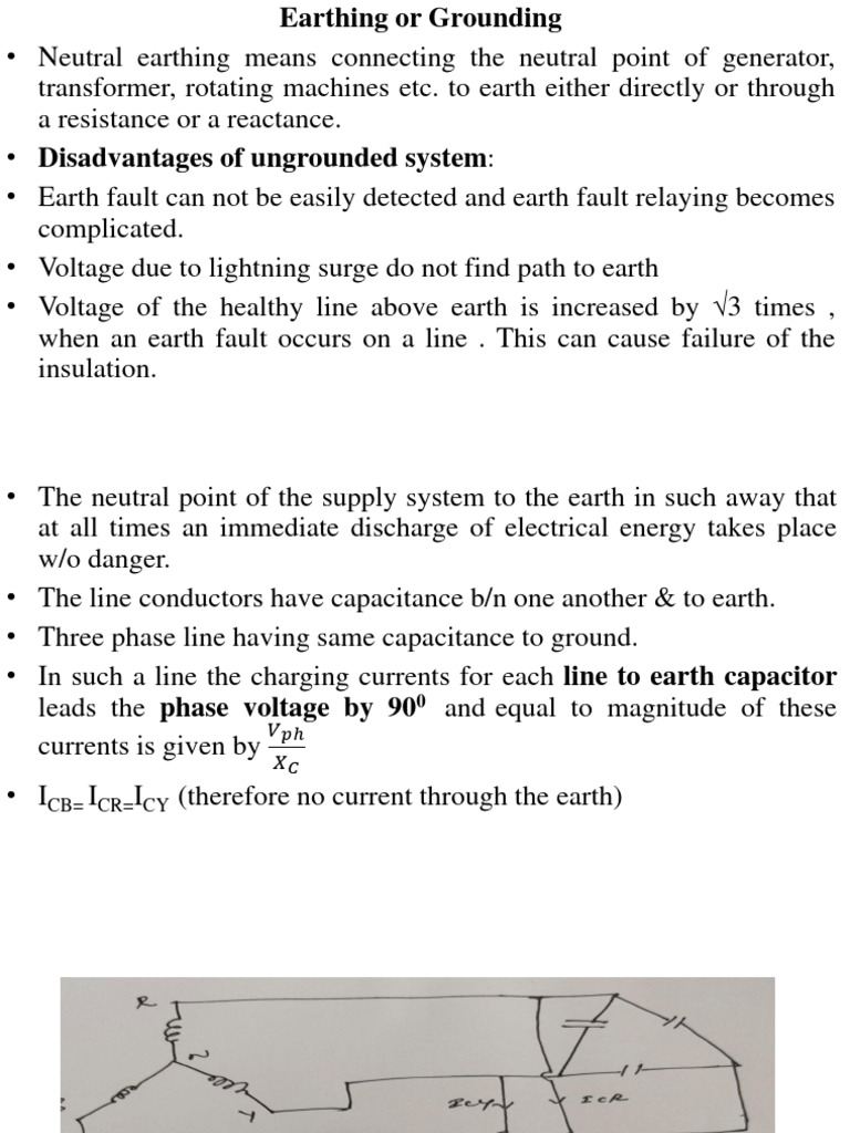 Grounding | PDF | Capacitor | Power (Physics)