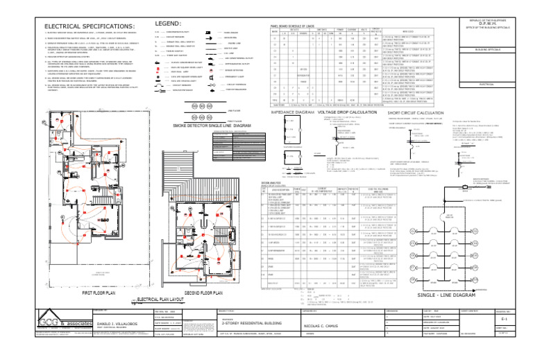 Legend: Electrical Specifications:: & Associates | PDF | Electrical ...