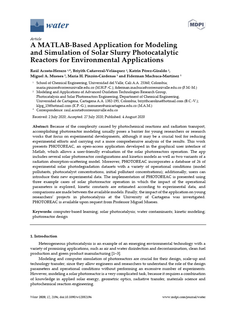 A MATLAB-Based Application For Modeling and Simula | PDF | Simulation | Scattering