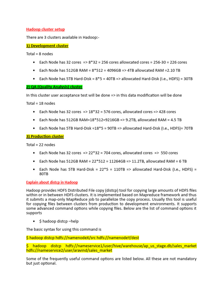 Hive Advanced Concepts | PDF | Apache Hadoop | Replication (Computing)