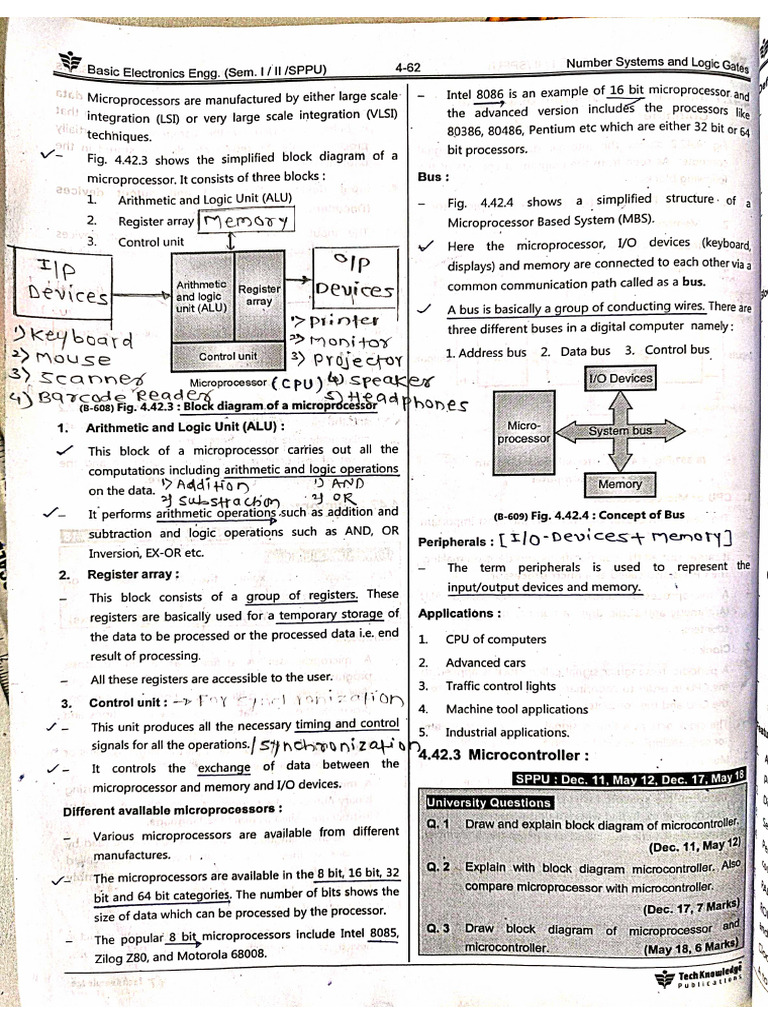 Microprocessor & Microcontroller | PDF