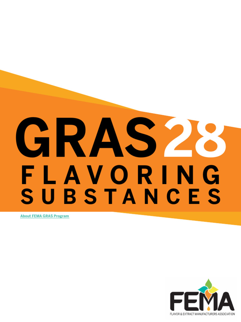 FEMA GRAS Flavoring Substances List | PDF | Fruit Preserves | Grapefruit