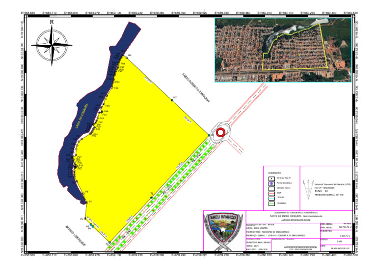 PLANTA BAIXA DO BAIRRO CONQUISTA 05 - Model | PDF | Geodésia | Tecnologia geográfica