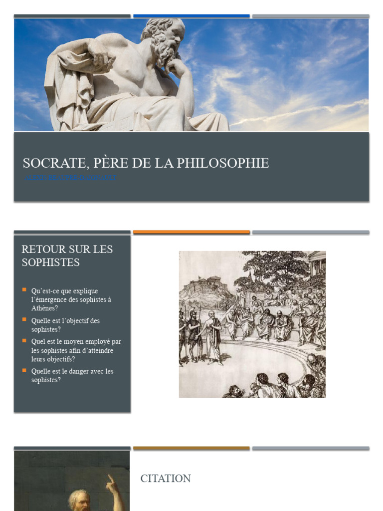 6 - Socrate Pere de La Philosophie | PDF | Socrate | Vérité