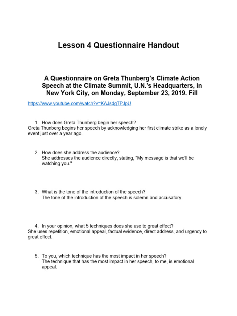 Greta Speech and Paper 1 Prep Analysis Questions | PDF | Linguistics ... Greta Speech and Paper 1 Prep Analysis Questions | PDF | Linguistics ...