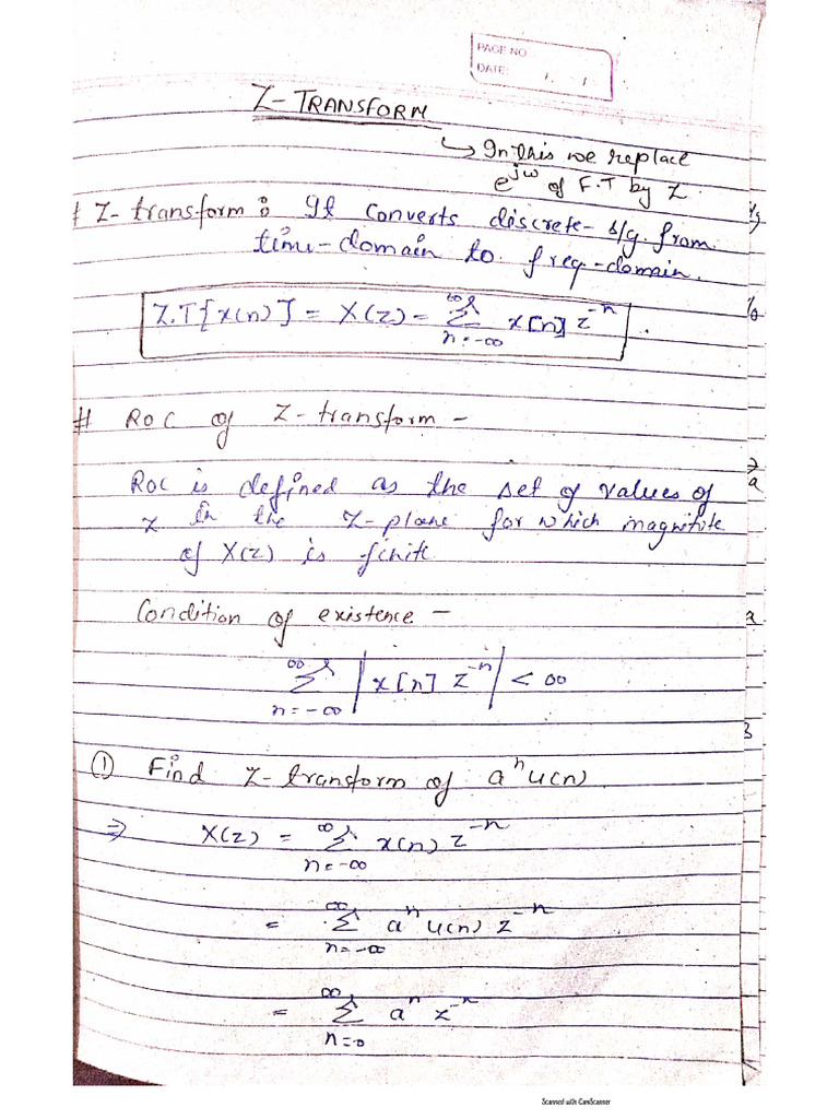 Z Transform | PDF