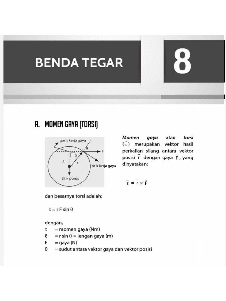 Materi - XI - Kestimbangan Benda Dan Titik Berat | PDF