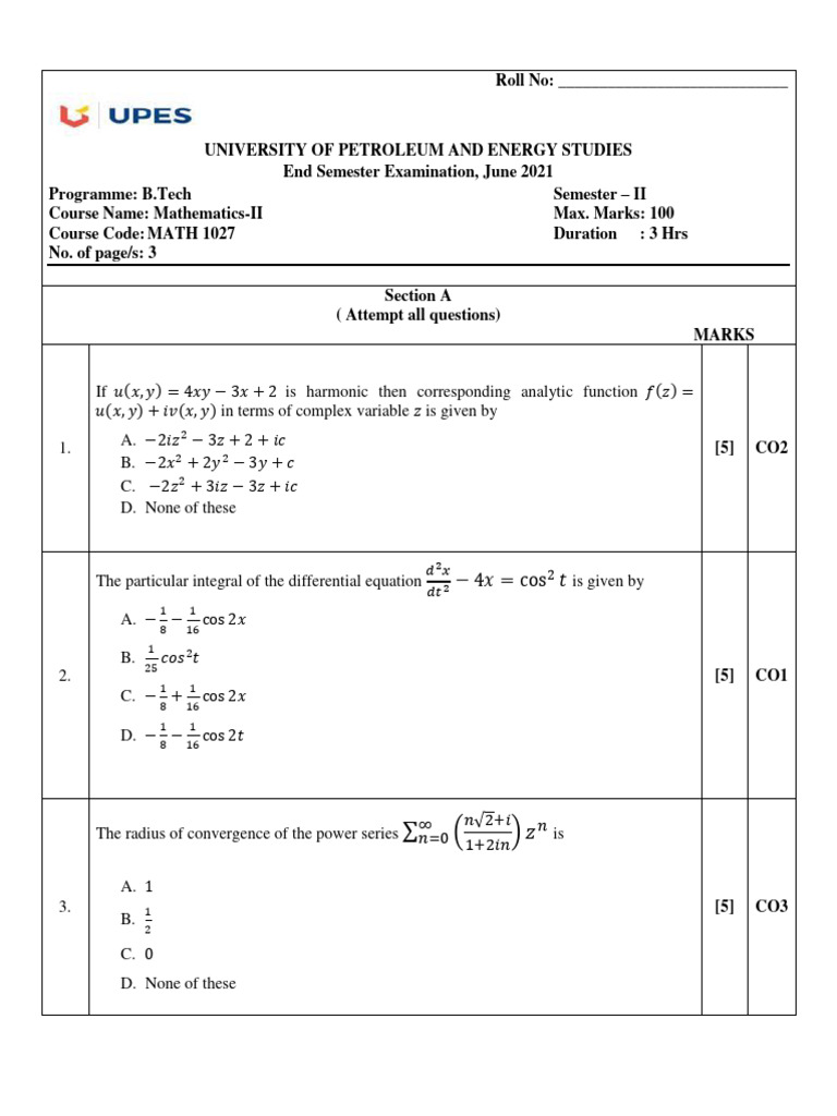 Uipes 2021 | Download Free PDF | Equations | Power Series