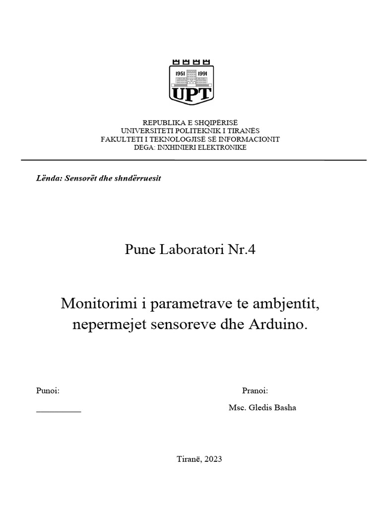 Matja Me Sensore. | PDF