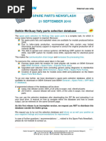 Daikin Spare Parts Bank Overview | PDF | Market (Economics) | Marketing