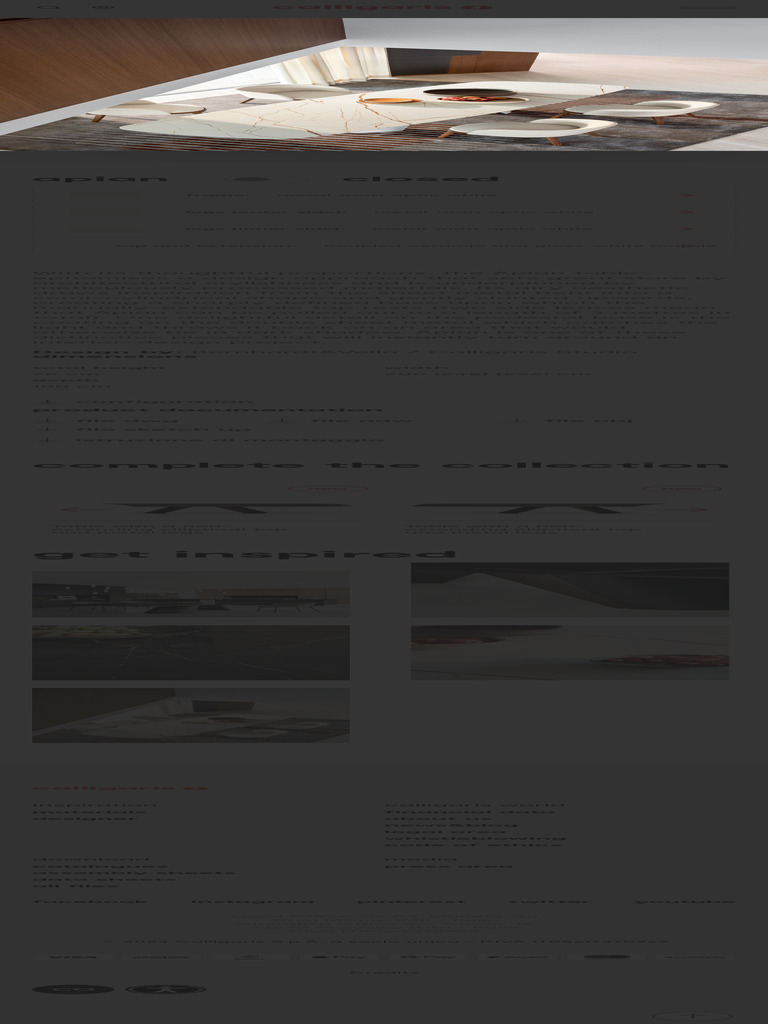 Tables Calligaris - CS4132-S 200 APIAN | PDF