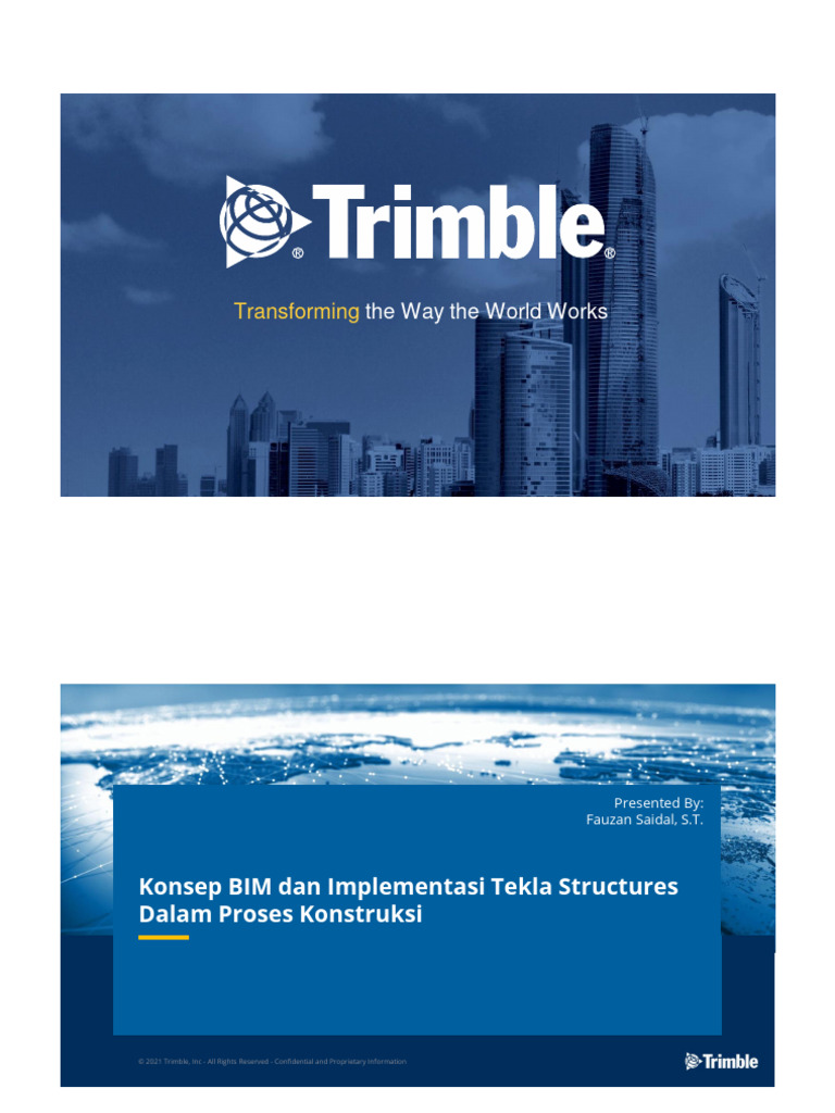 Konsep BIM Dan Tekla | PDF