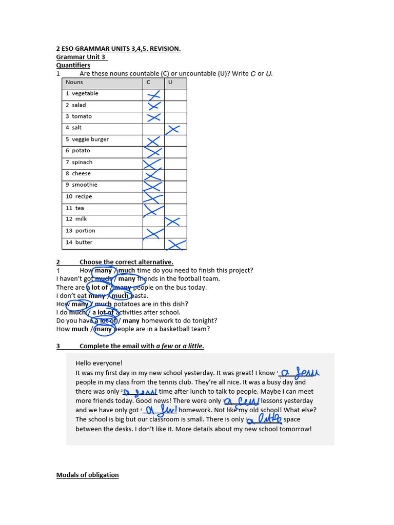 Ingles Revision | PDF | Linguistics | Grammar