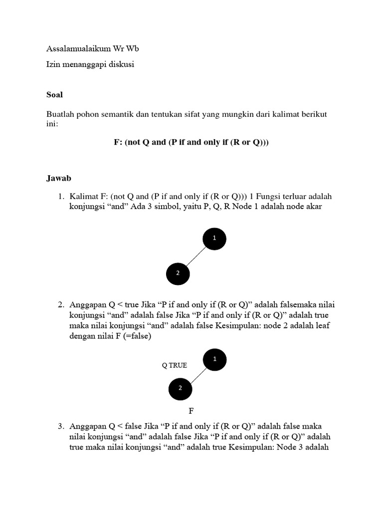 Diskusi 3 Logika Informatika | PDF
