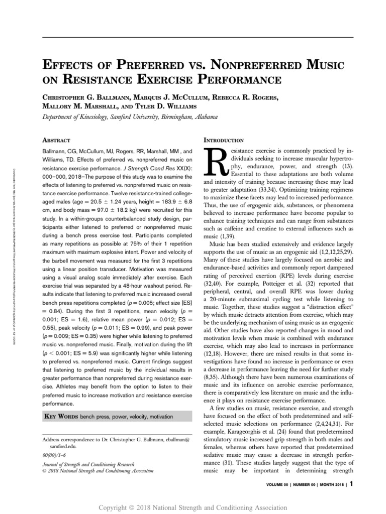 Artigo 4 | PDF | Strength Training | Effect Size