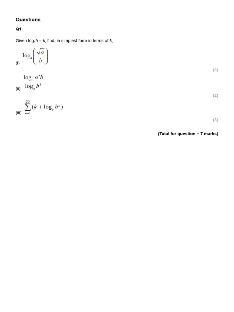 CH3 Exponential and Logarithms NA | PDF | Mathematics | Mathematical Objects