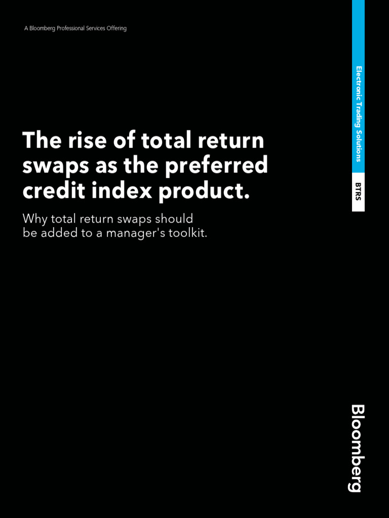 Total Return Swaps: A Key Tool for Managers | PDF | Credit Default Swap ...