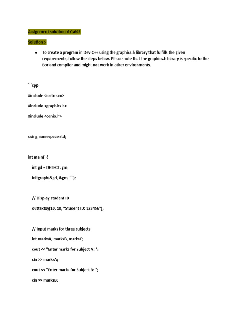 Assignment Solu-Of cs602 - 2024 | PDF Assignment Solu-Of cs602 - 2024 | PDF