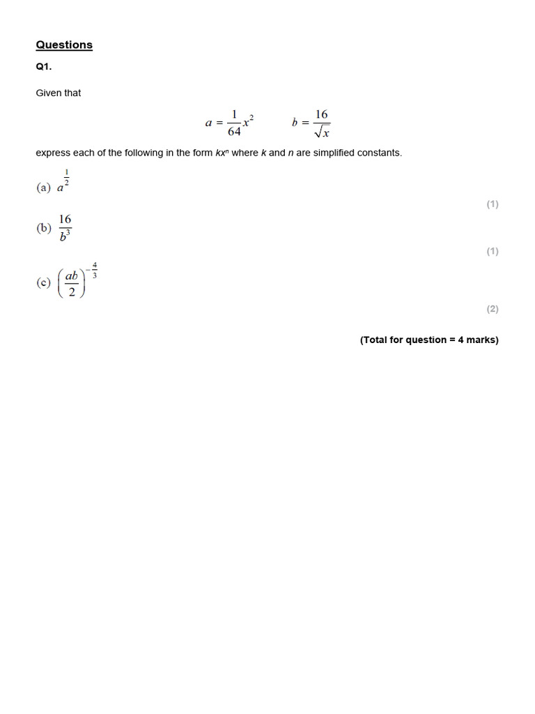 Advanced Math Problem Set | PDF | Equations | Curve