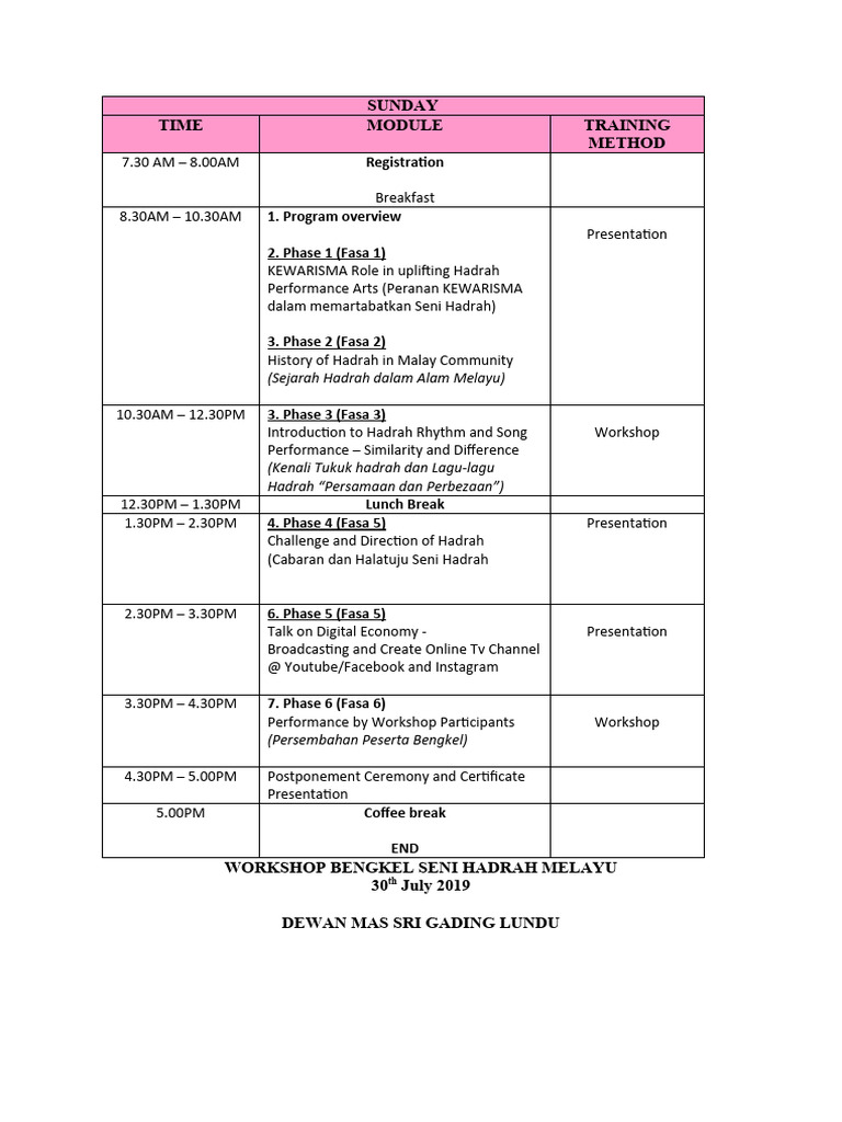 Hadrah Tentative | PDF