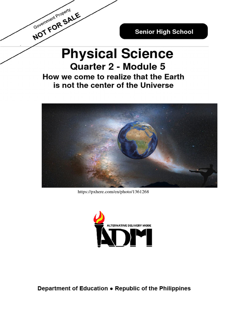 Physical Science Q1 W1 Module5 | PDF | Tycho Brahe | Heliocentrism