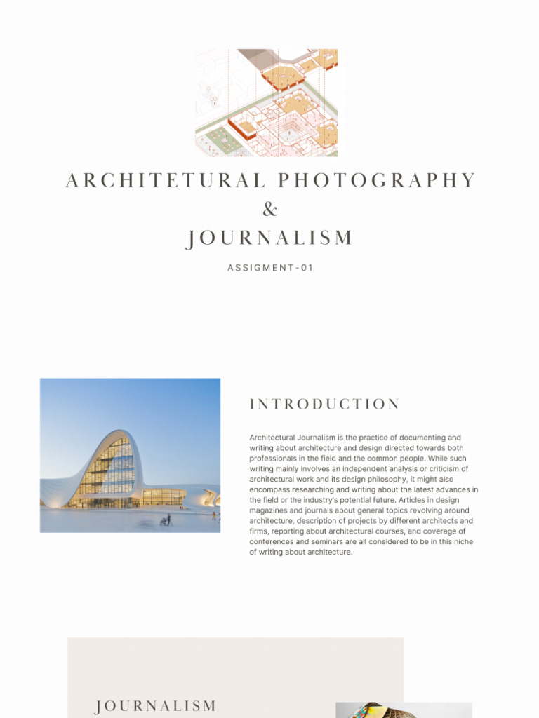Architetural Photography & Journalism | PDF