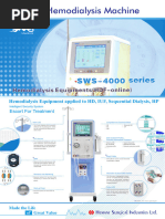 Comparison of Hemodialysis System Models | PDF | Hemodialysis | Medical Specialties