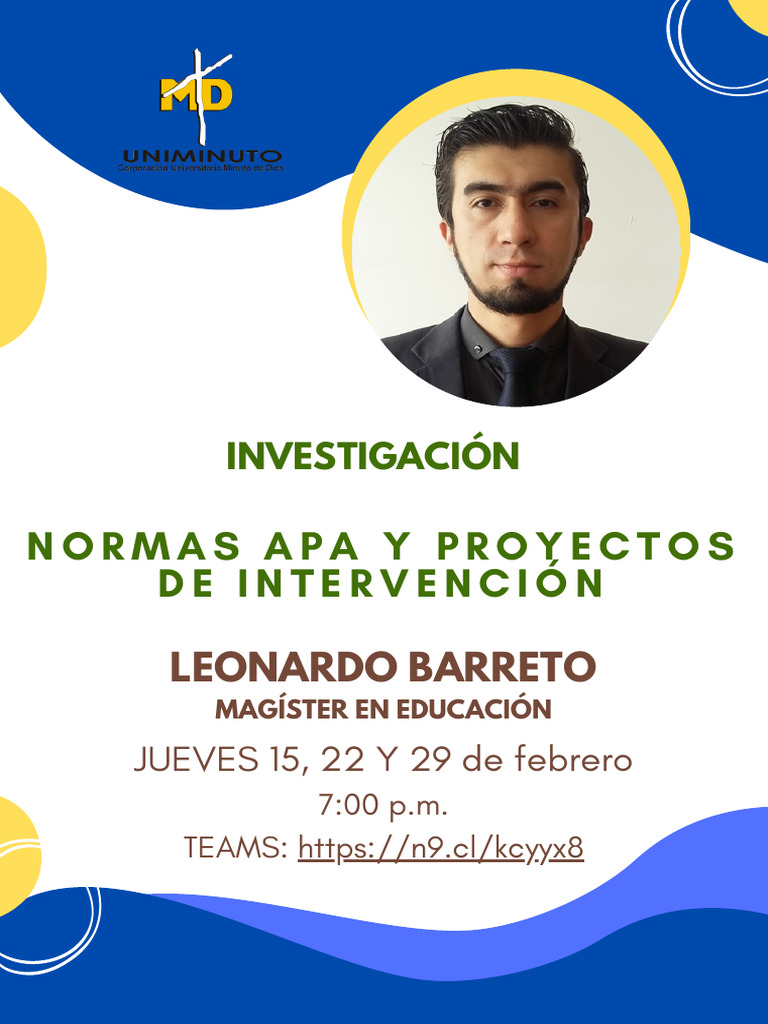 Clases - Investigación - Normas Apa y Proyectos de Interv | PDF