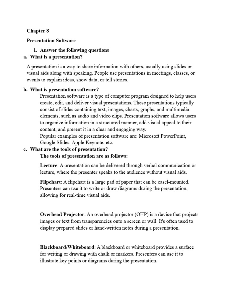 Chapter 8 Class 6 | Download Free PDF | Communication Design | Computing