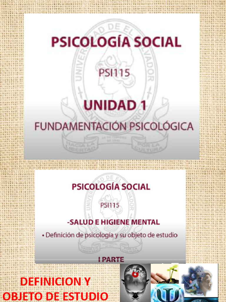 Definicion y Objeto de Estudio de La Psicologia | PDF