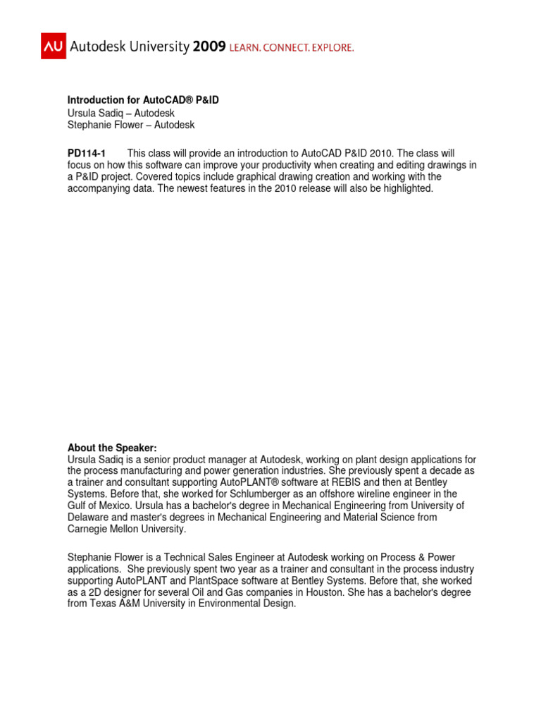 6.1 Introduction-to-AutoCAD-PID | PDF | Autodesk | Auto Cad