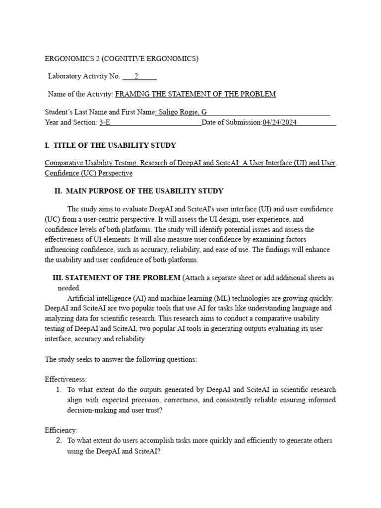 Ergonomics 2 | PDF | Usability | User Interface