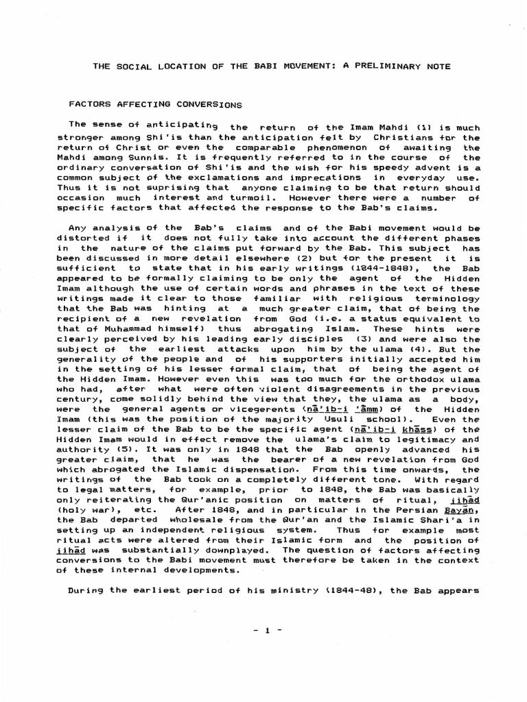 Social Location BSB3 3 Sep 1985 | PDF