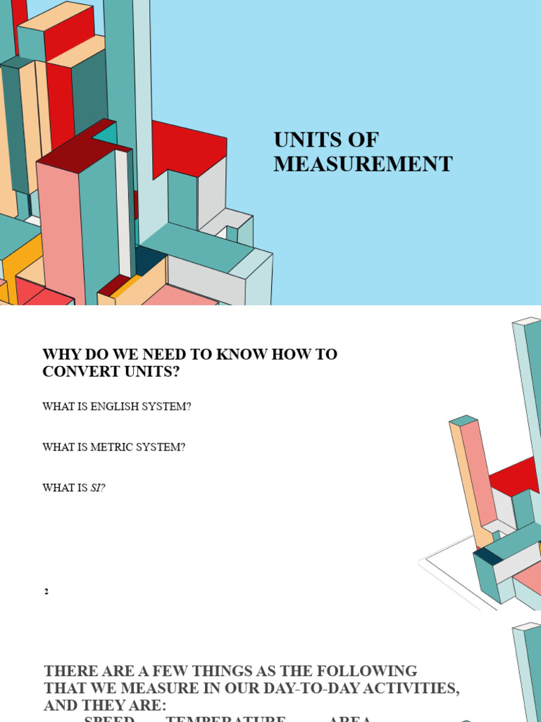 Understanding Units of Measurement | PDF | Teaching Methods & Materials ...