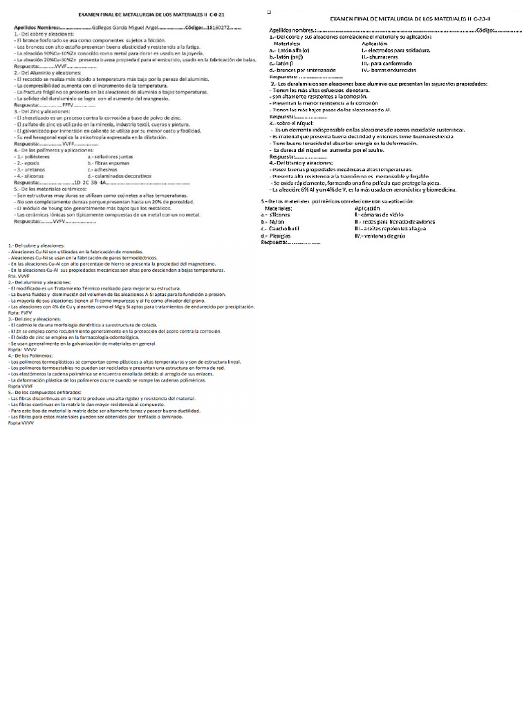 Materiales 2 - Teoria 0.2 | PDF