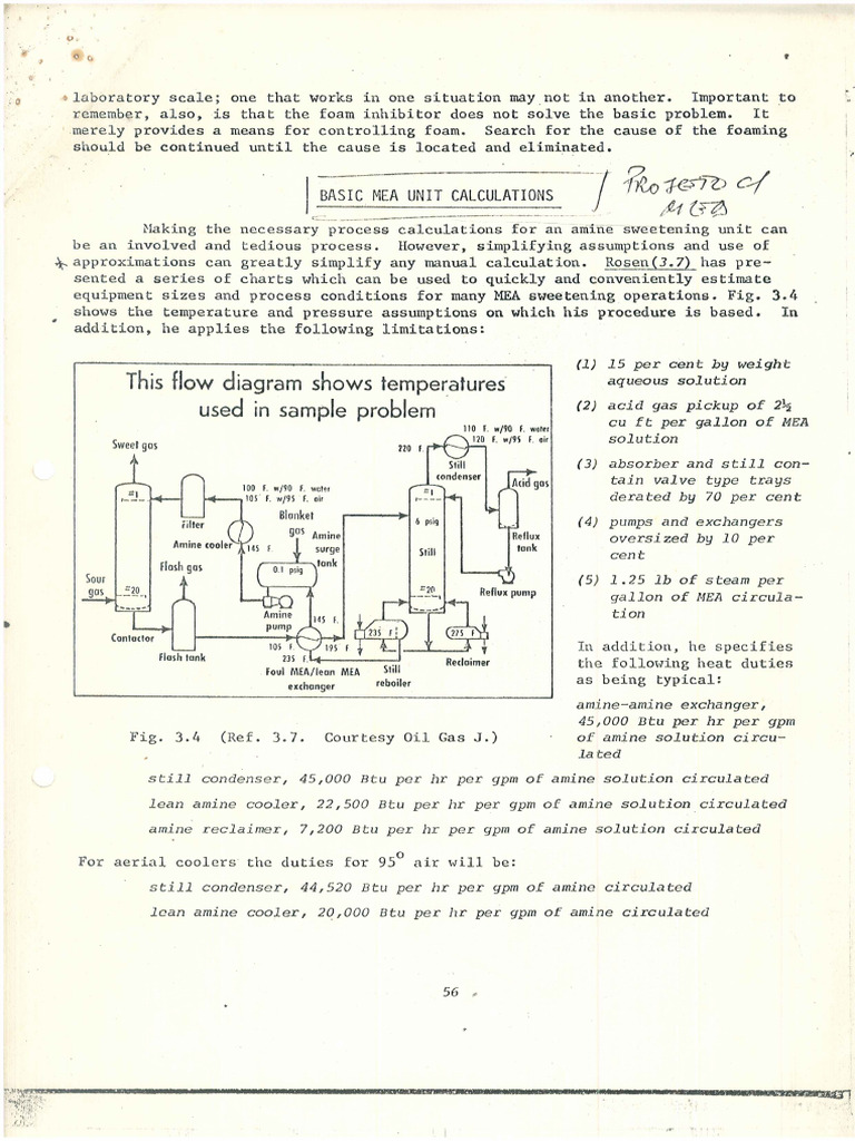 Flow Diagram MEA | PDF