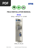 OTIS LFT Layout Drawing | PDF | Elevator | Door