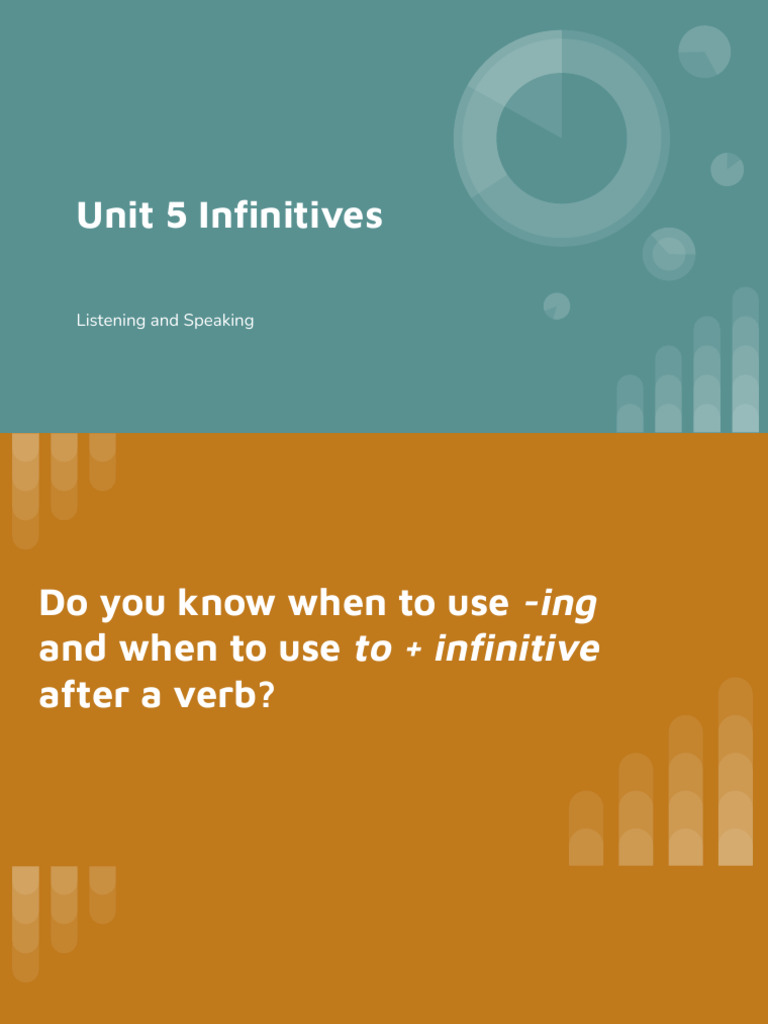 Unit 5 Verb+to+Infinitives | PDF | Grammar | Syntax