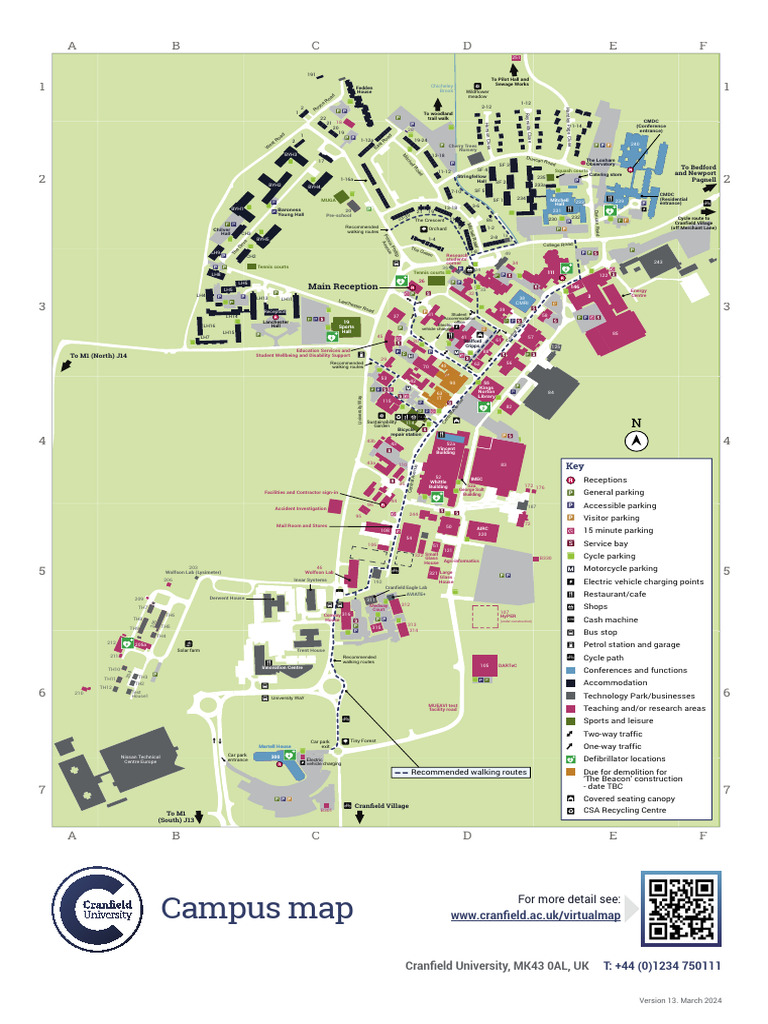 Cranfield University Campus Map | PDF