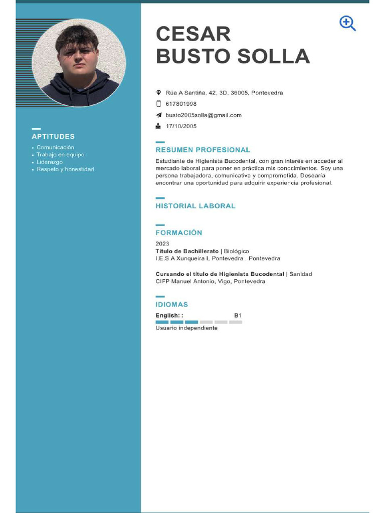 Currículum Cesar | PDF