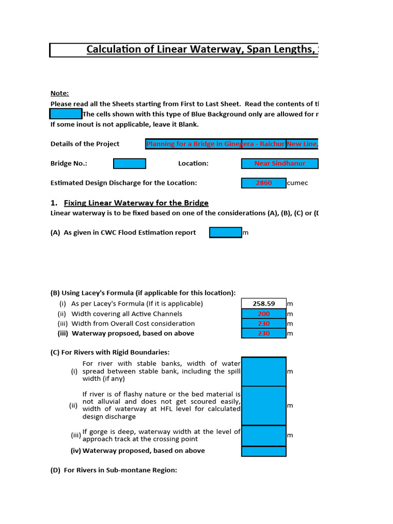 Waterway and Scour - Web R2 | PDF | River | Area