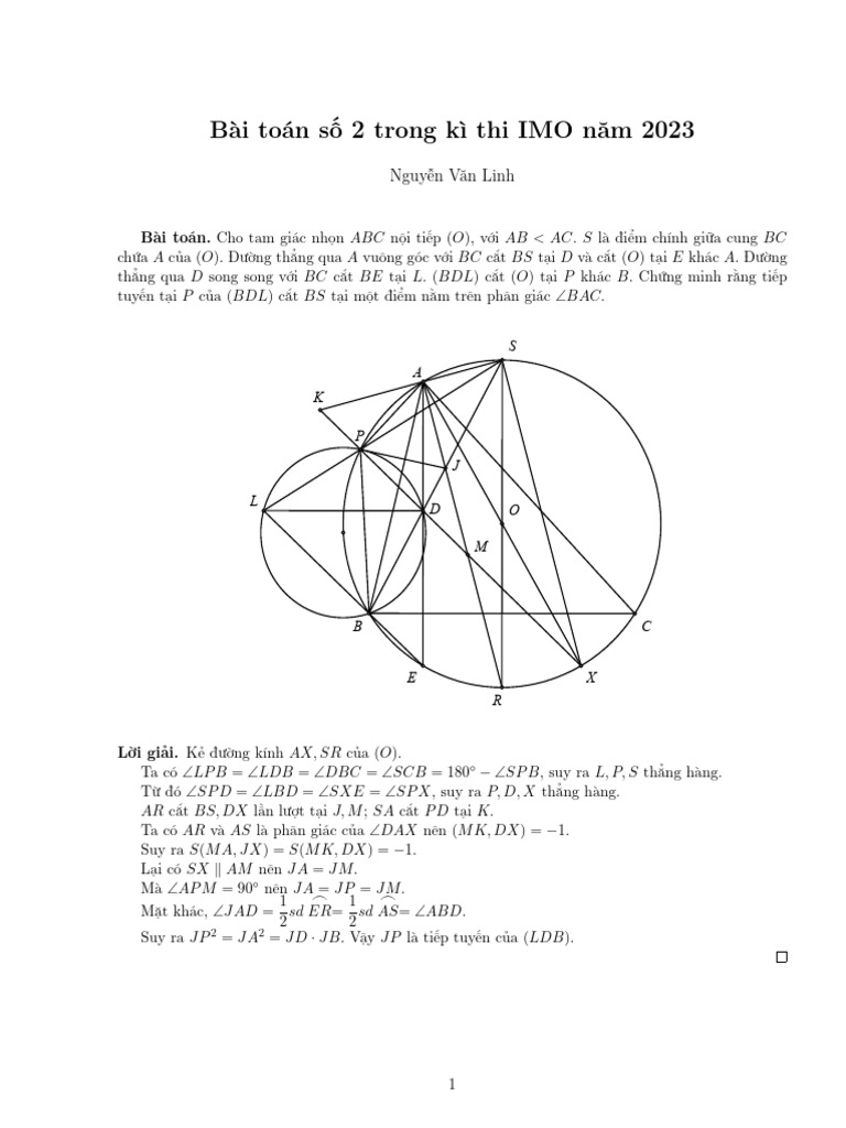 Bai 2 Imo 2023 | PDF
