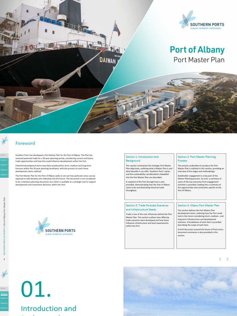 Port of Albany Master Plan Overview | PDF | Sustainability | Infrastructure