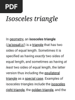 Solid Mensuration Formulas | PDF | Area | Triangle