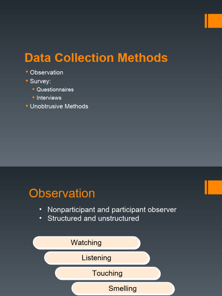 Data Collection Methods | Download Free PDF | Survey Methodology | Questionnaire